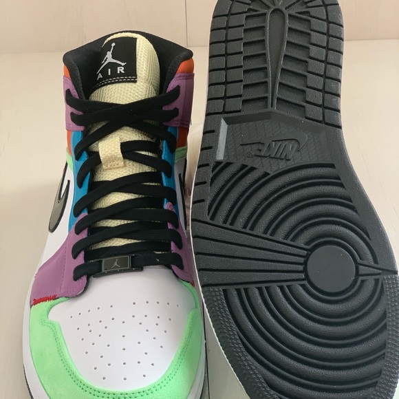 Jordan | Shoes | Soldjordan Mid Multi Color | Poshmark
